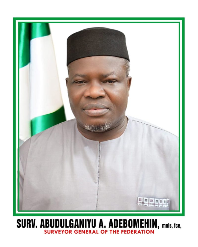 OFFICE OF THE SURVEYOR-GENERAL OF THE FEDERATION